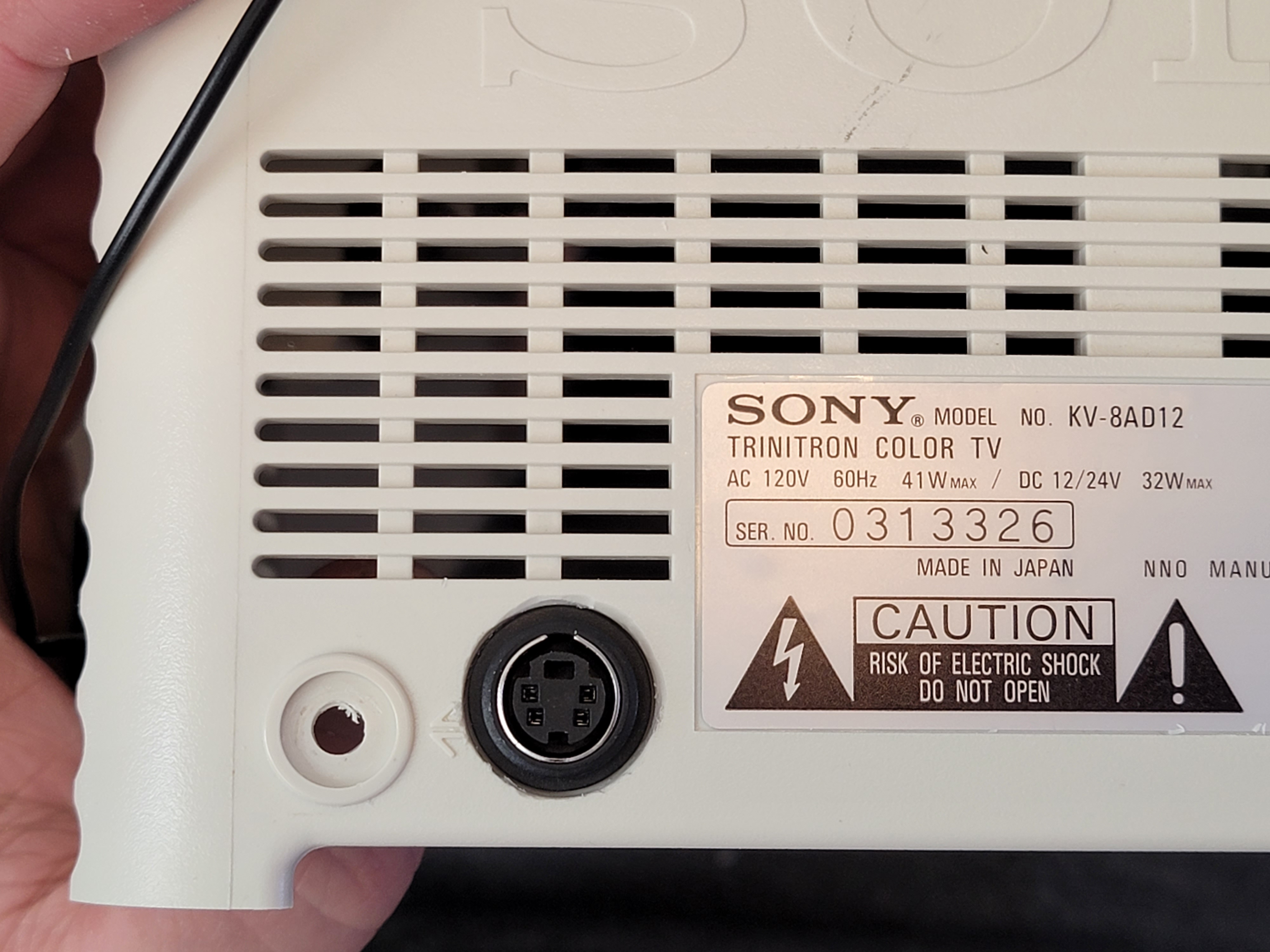 Sony KV-8AD12 | CRT Database